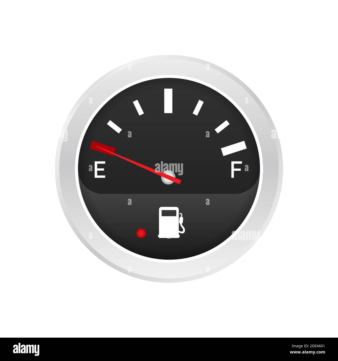 Fuel indicator. Illustration on white background for design ,Empty ...