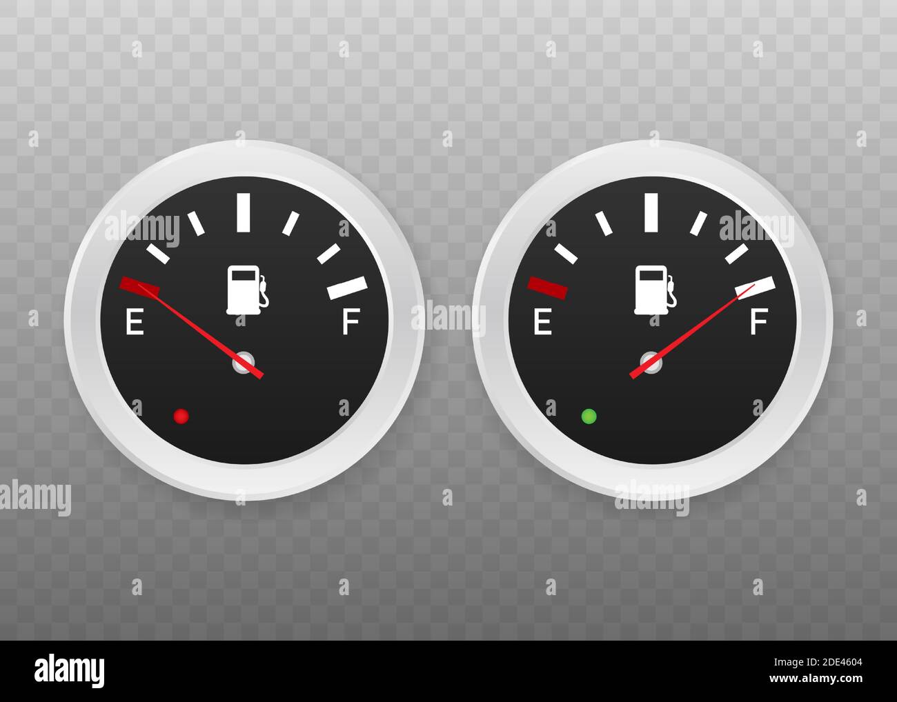 Fuel indicator. Illustration on white background for design ,Empty ...