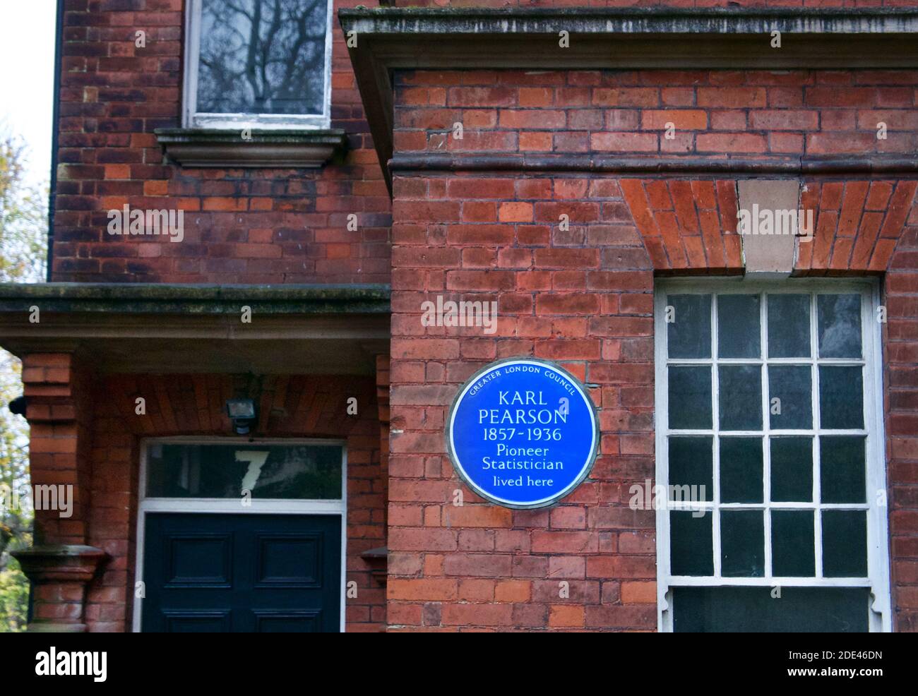 Home of Karl Pearson, statistician, commemorated with an English ...