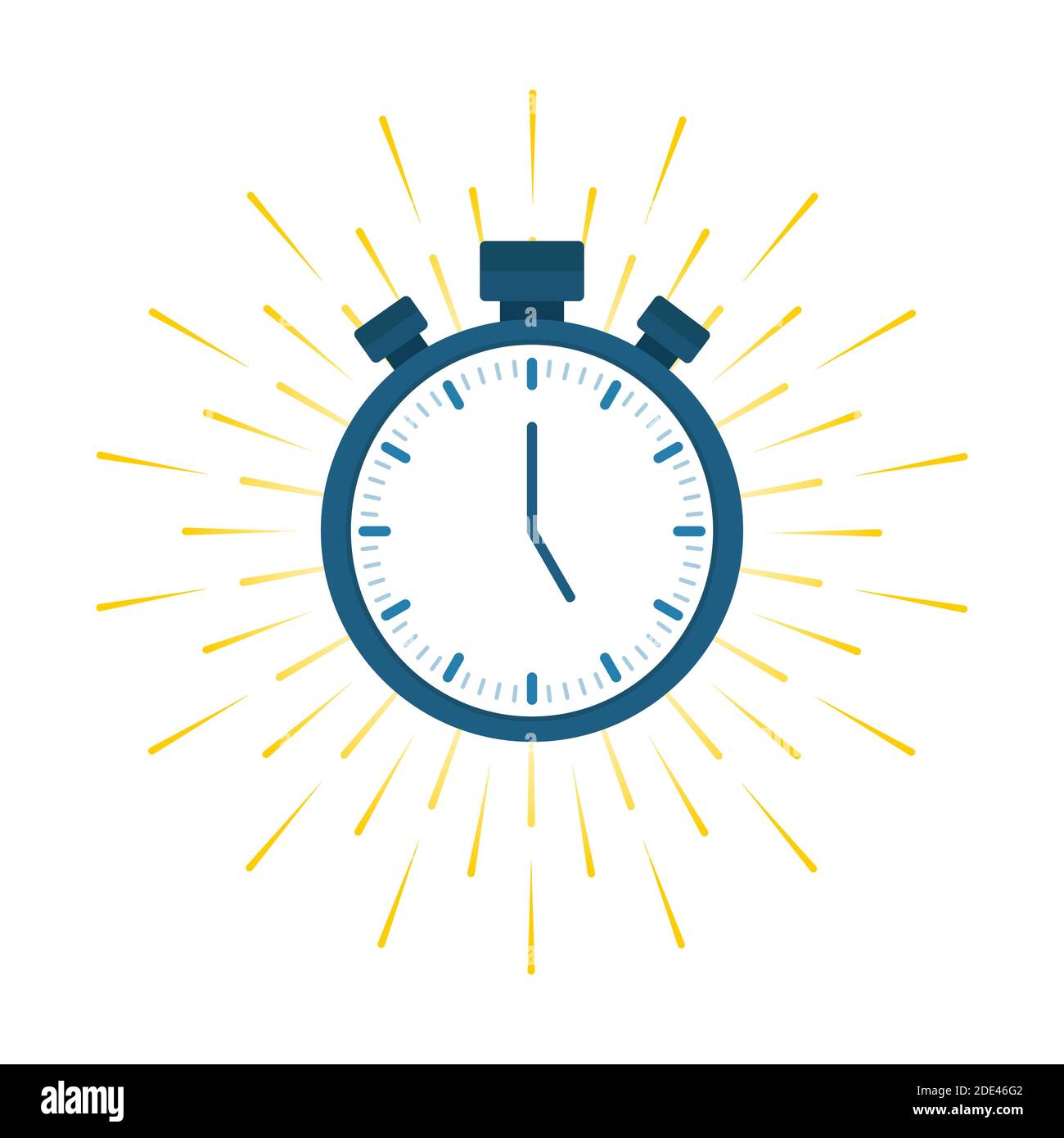 Clock flat icon. World time concept. Business background. Internet ...