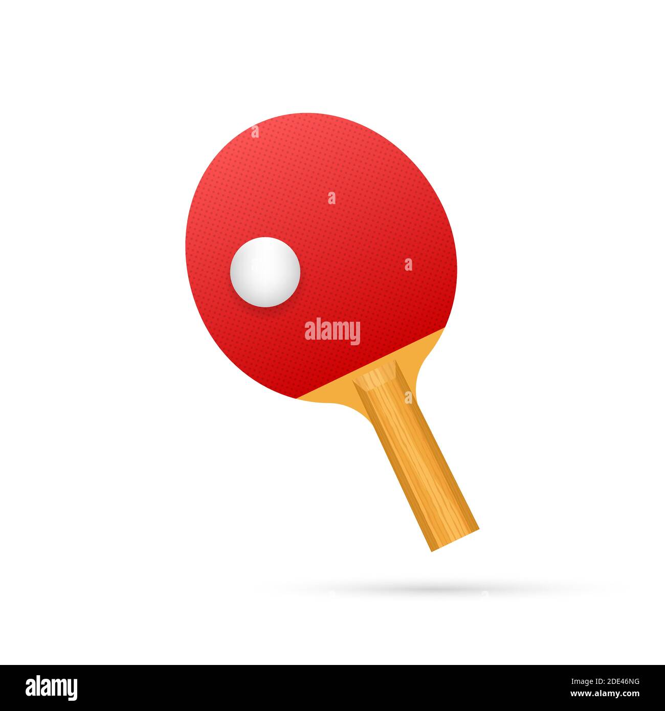 Two rackets for playing table tennis. Vector stock illustration Stock ...
