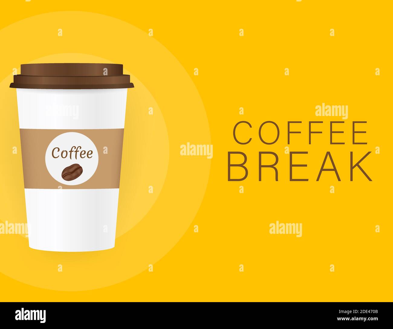 Coffee break Poster Advertisement Flayers. Vector stock Illustration ... Coffee break Poster Advertisement Flayers. Vector stock Illustration ...
