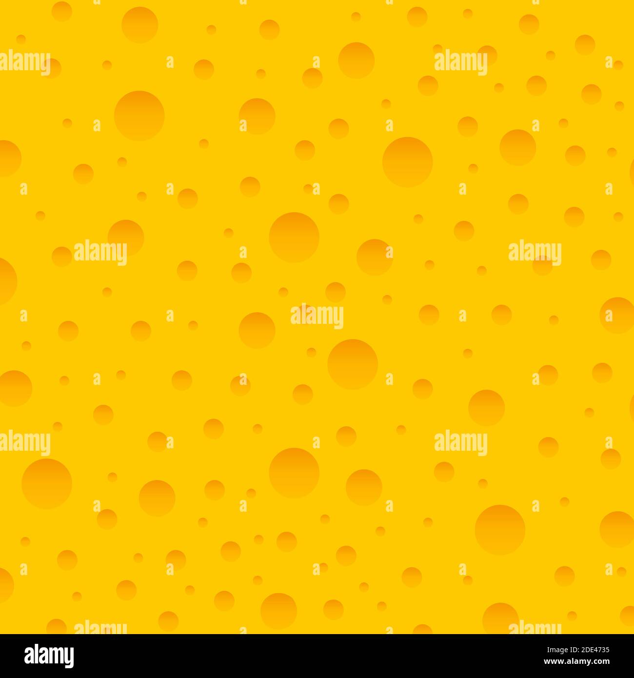 Seamless cheese texture with large holes. Vector illustration of a ...