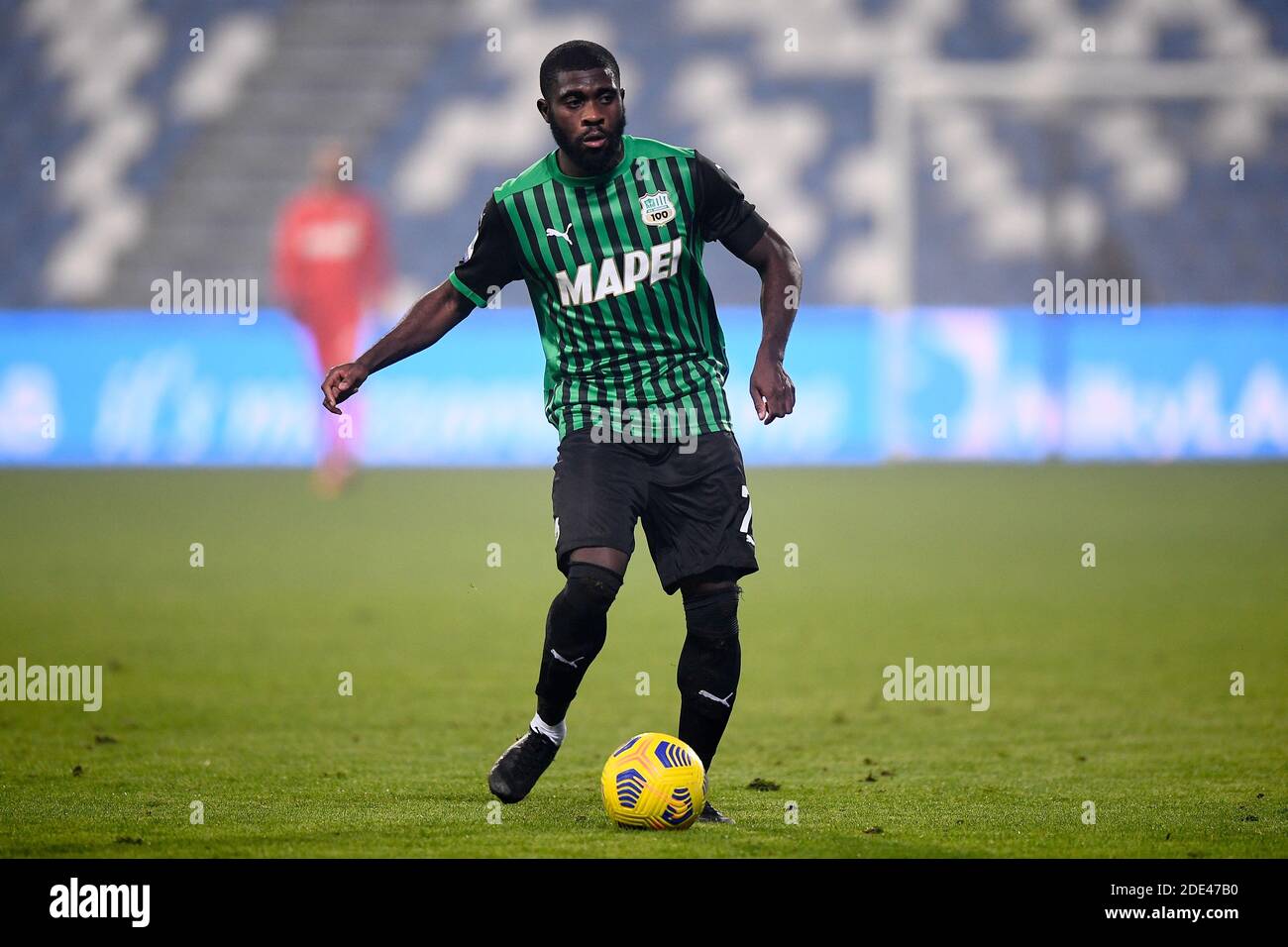 Reggio Emilia, Italy - 28 November, 2020: Jeremie Boga of US Sassuolo ...