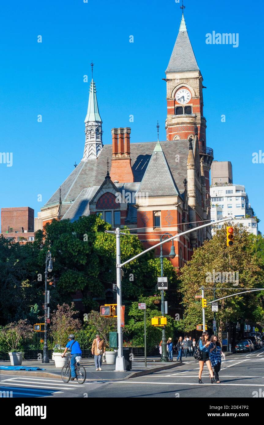 Jefferson Market Courthouse, 6th Street, Greenwich Village, New York ...