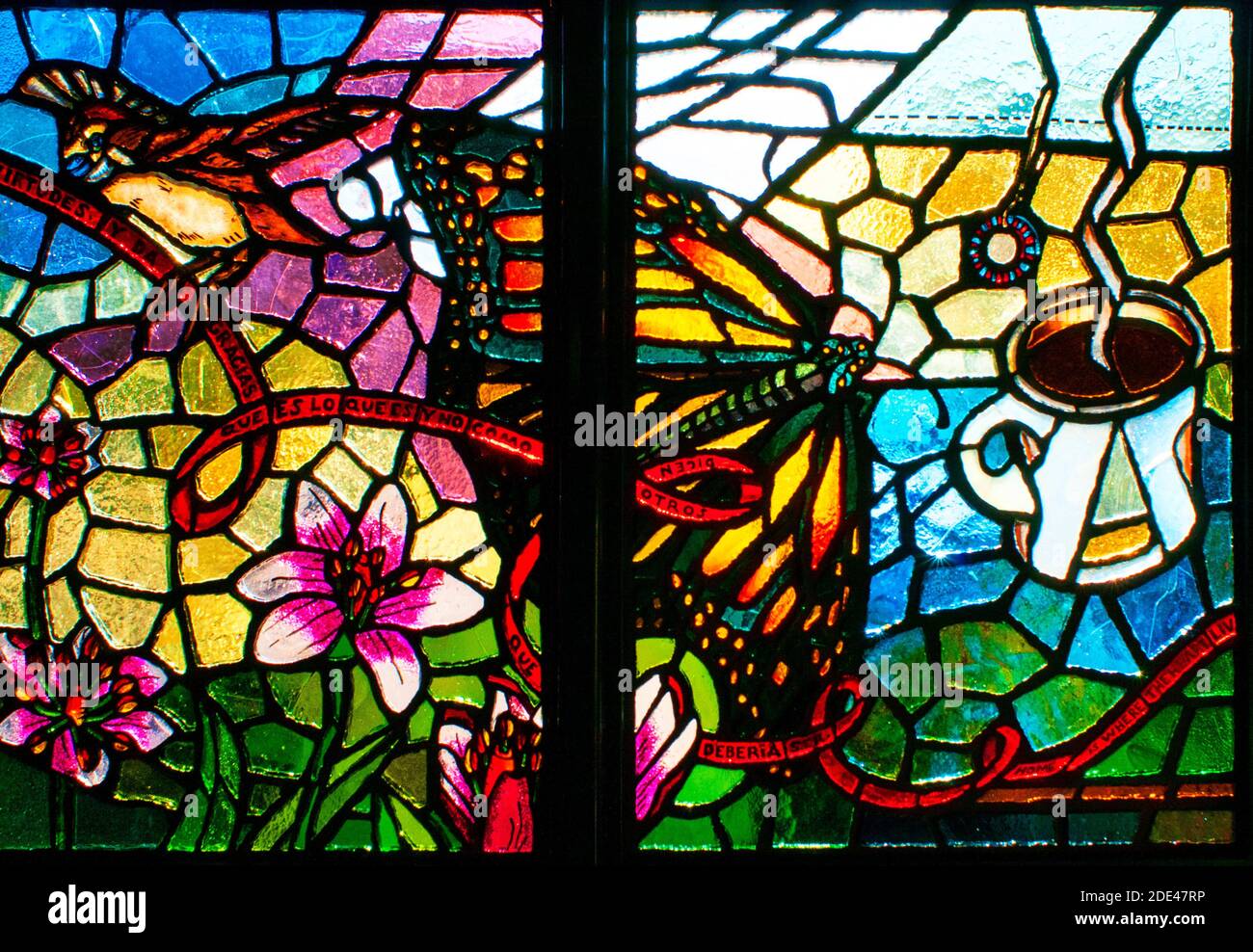 Bronx subway stained glass hi-res stock photography and images - Alamy