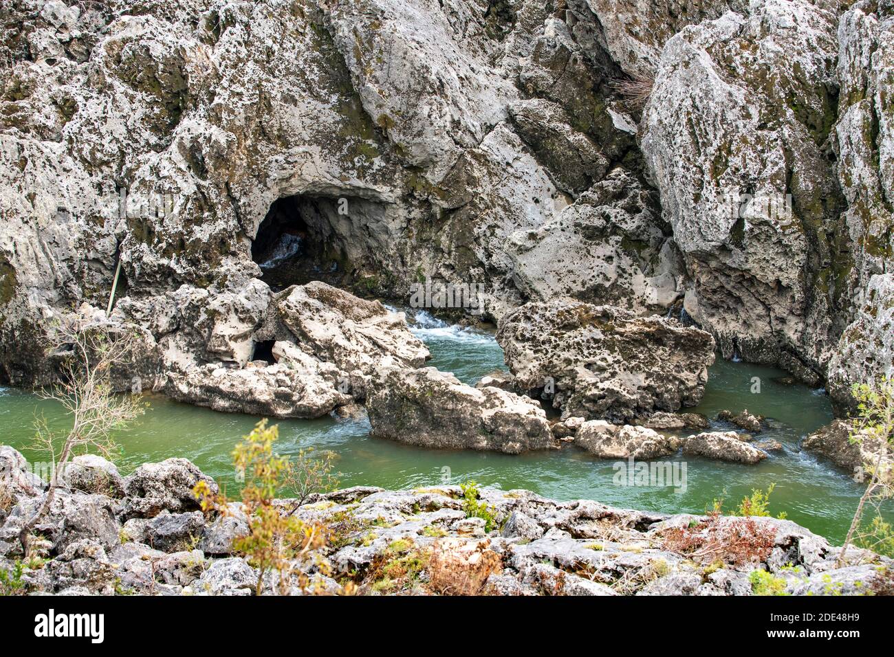 Gorges de l'Herault between St Martin de Londres and St Guilhem le ...