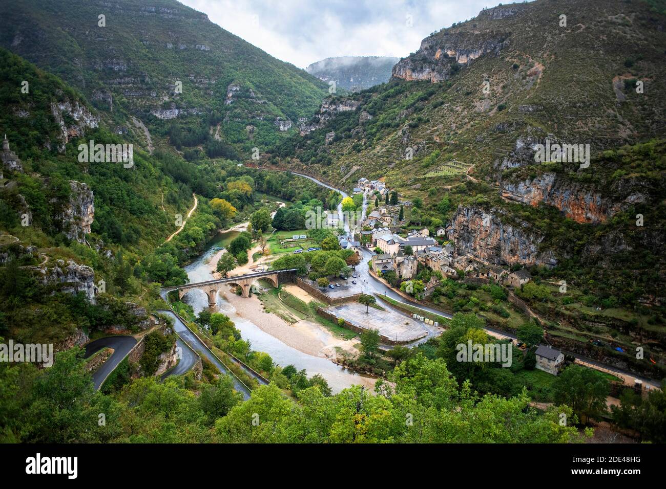 La Malene village in Gorges du Tarn. UNESCO World Heritage Site. Grands ...