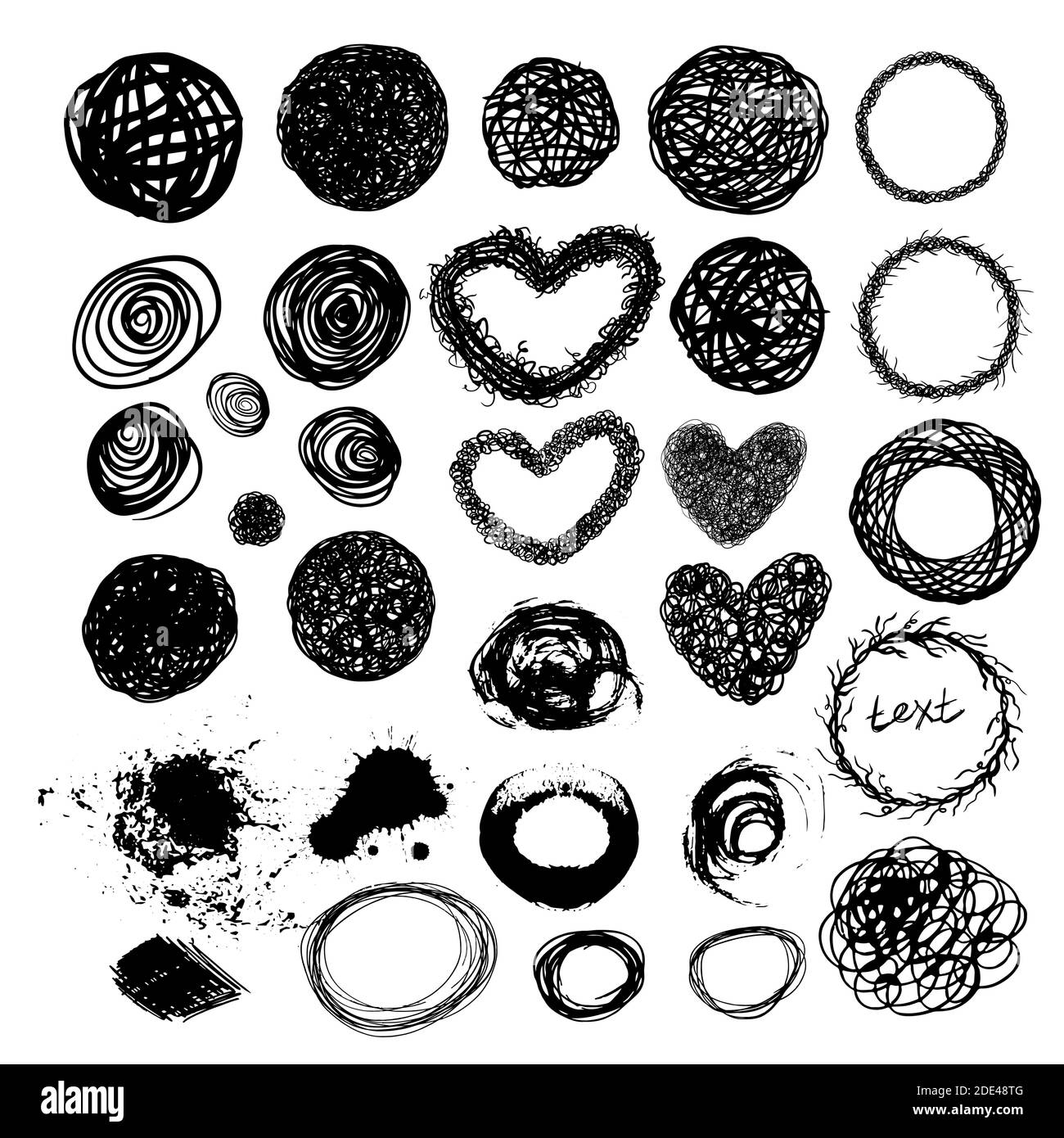 Doodle line,sketching and Marker pen.Vector illustration Stock Vector ...