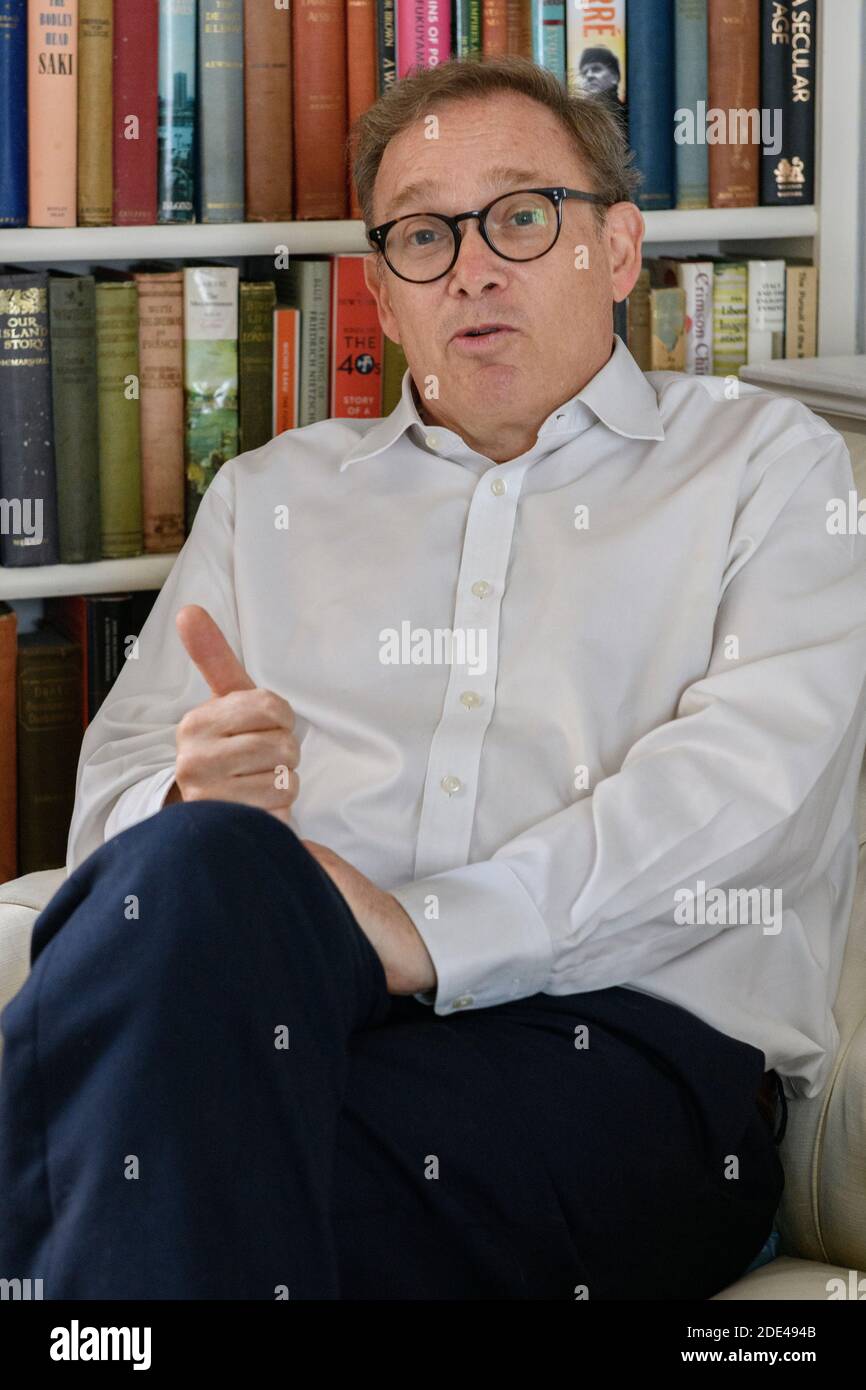 Author and Managing Editor of the Economist Adrian Wooldridge Stock ...