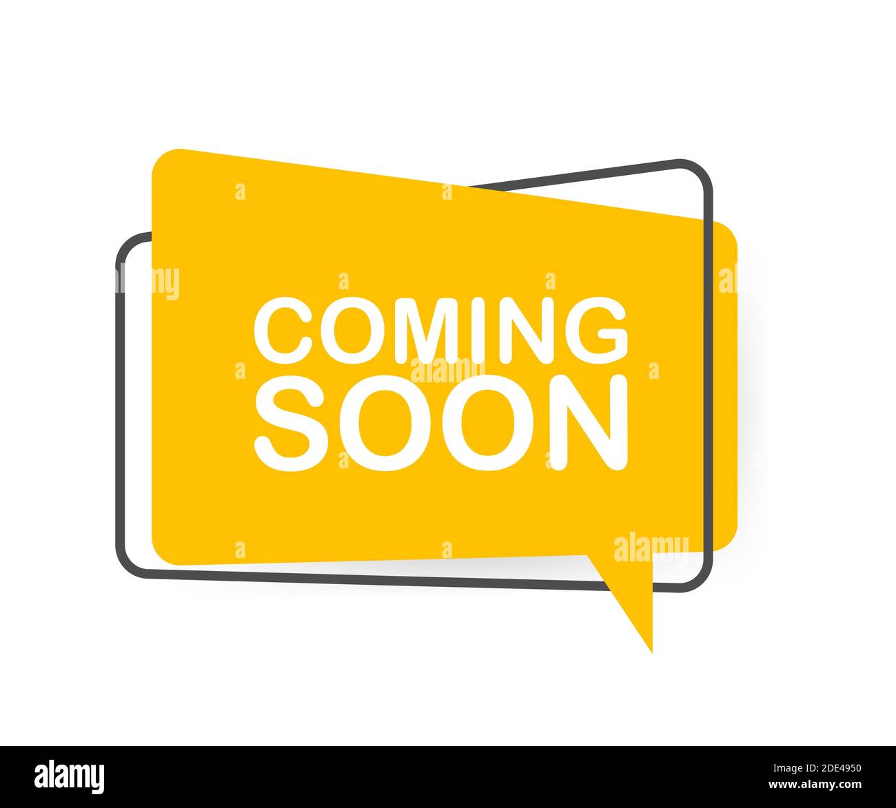 Coming soon message written on hi-res stock photography and images - Alamy