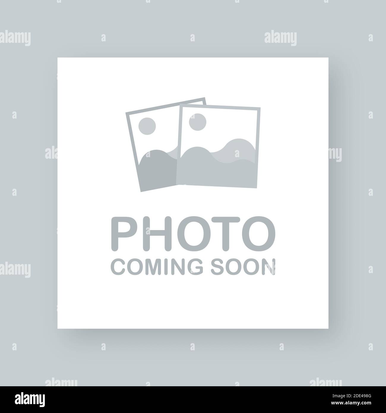 Photo coming soon. Picture frame. Vector stock illustration Stock ...