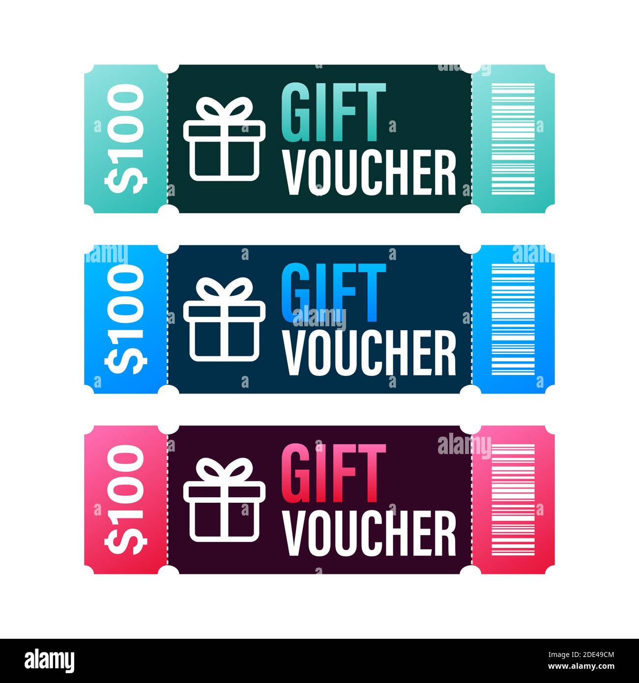 Promo code. Vector Gift Voucher with Coupon Code. Premium eGift Card ...