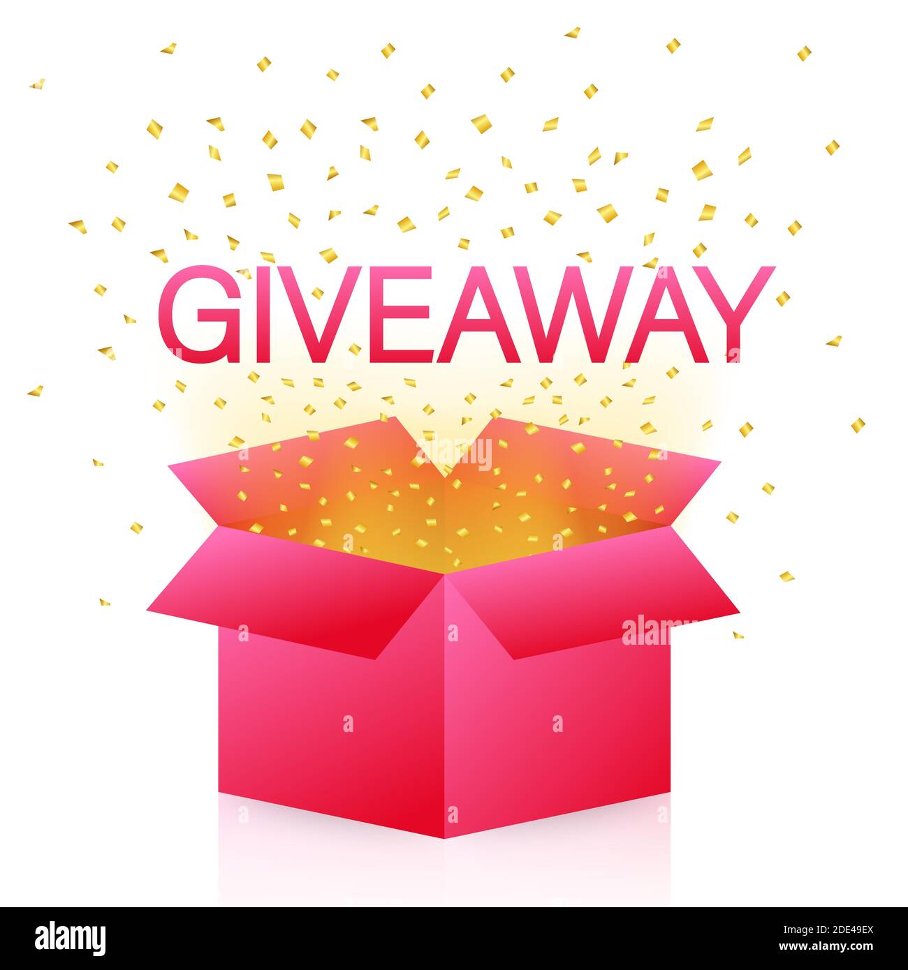 Gift box icon design template. Giveaway. Typography design. Post box ...