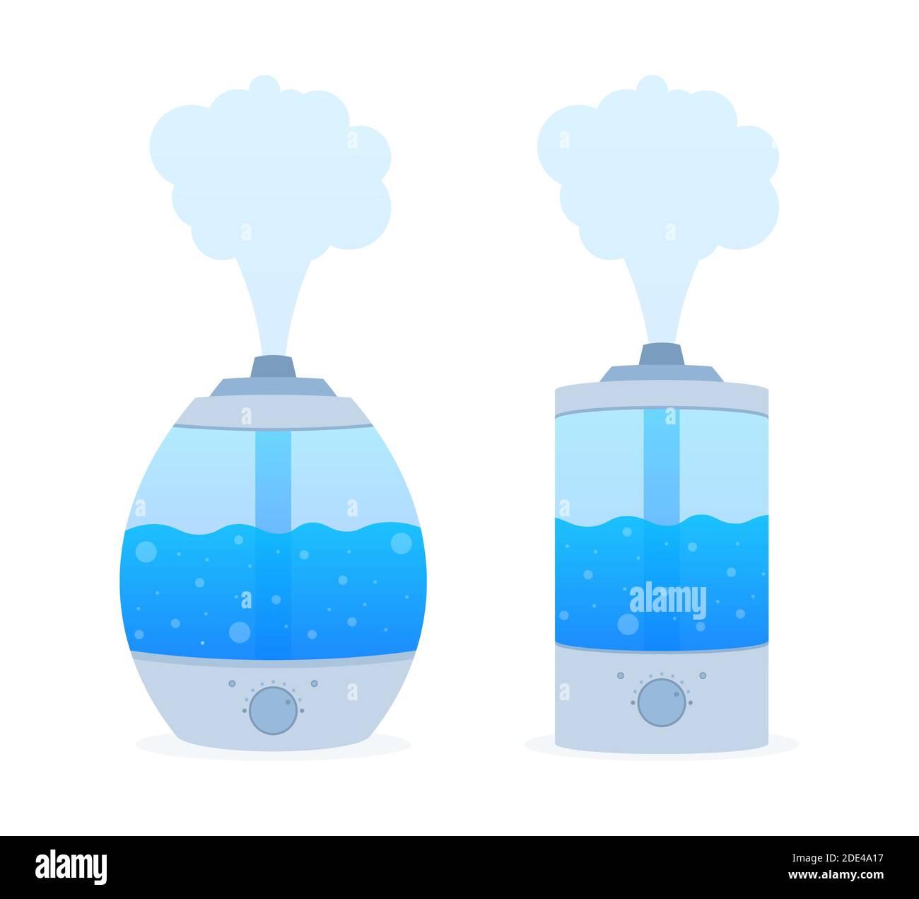 Modern home humidifier. Humidifier air diffuser. Purifier microclimate ...