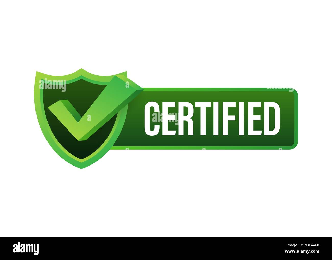 Certified label vector isolated on white background. Vector stock ...