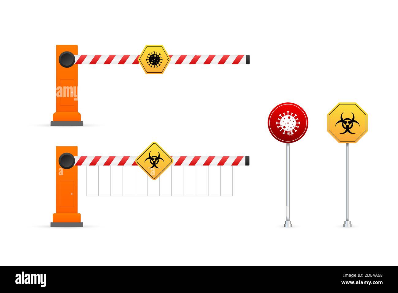 Corona virus prevention. Corona virus infection. Danger symbol. Vector ...