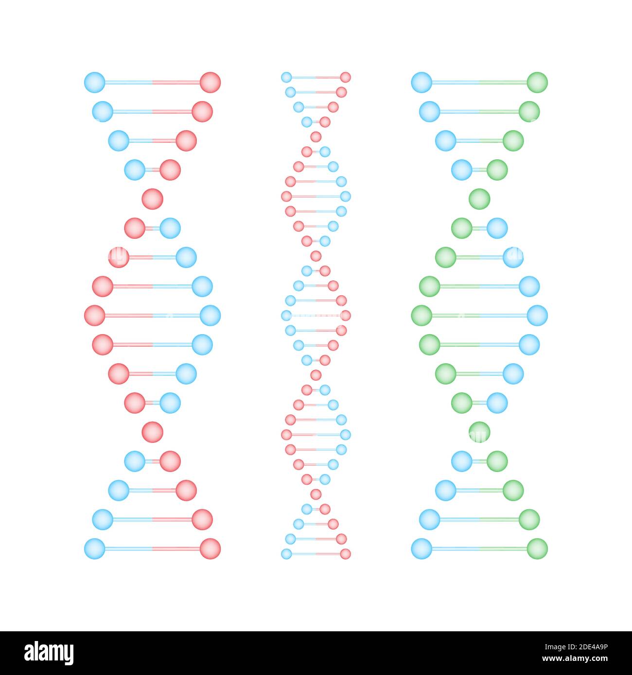 DNA strand symbol. DNA genetics. Vector stock illustration Stock Vector Image & Art - Alamy