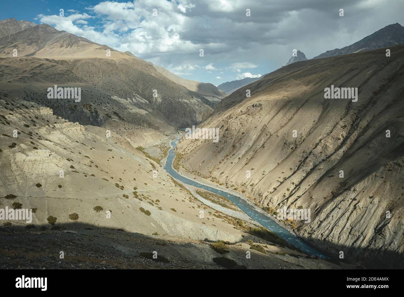 Wachandarja River, Canyon, Broghil Pass, Wakhan Corridor, Badakhshan ...