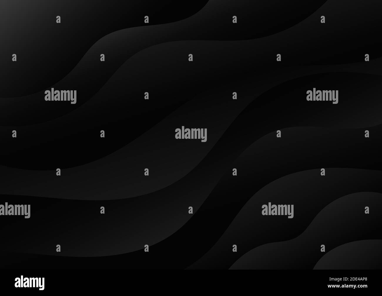Abstract modern black dynamic wave layer background and texture. Trendy ...
