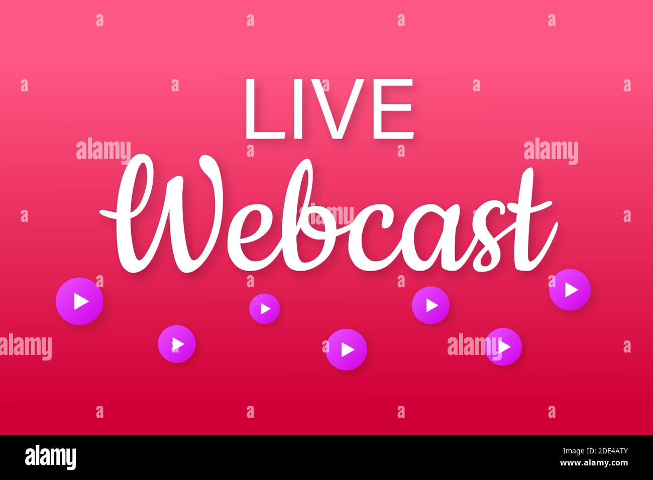 Live webcast Stock Vector Images - Alamy