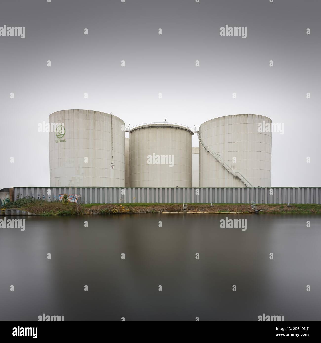 Unitank storage tanks for heating oil and diesel fuel at the Berlin ...