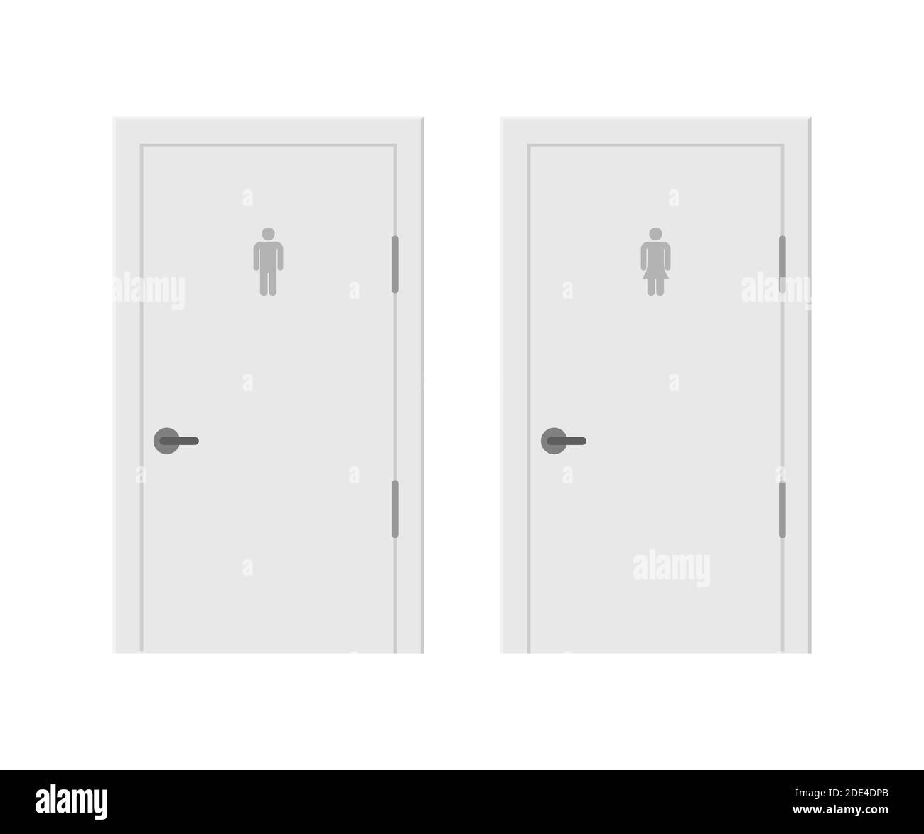 Toilet icon sign vector illustration. Outline vector illustration ...