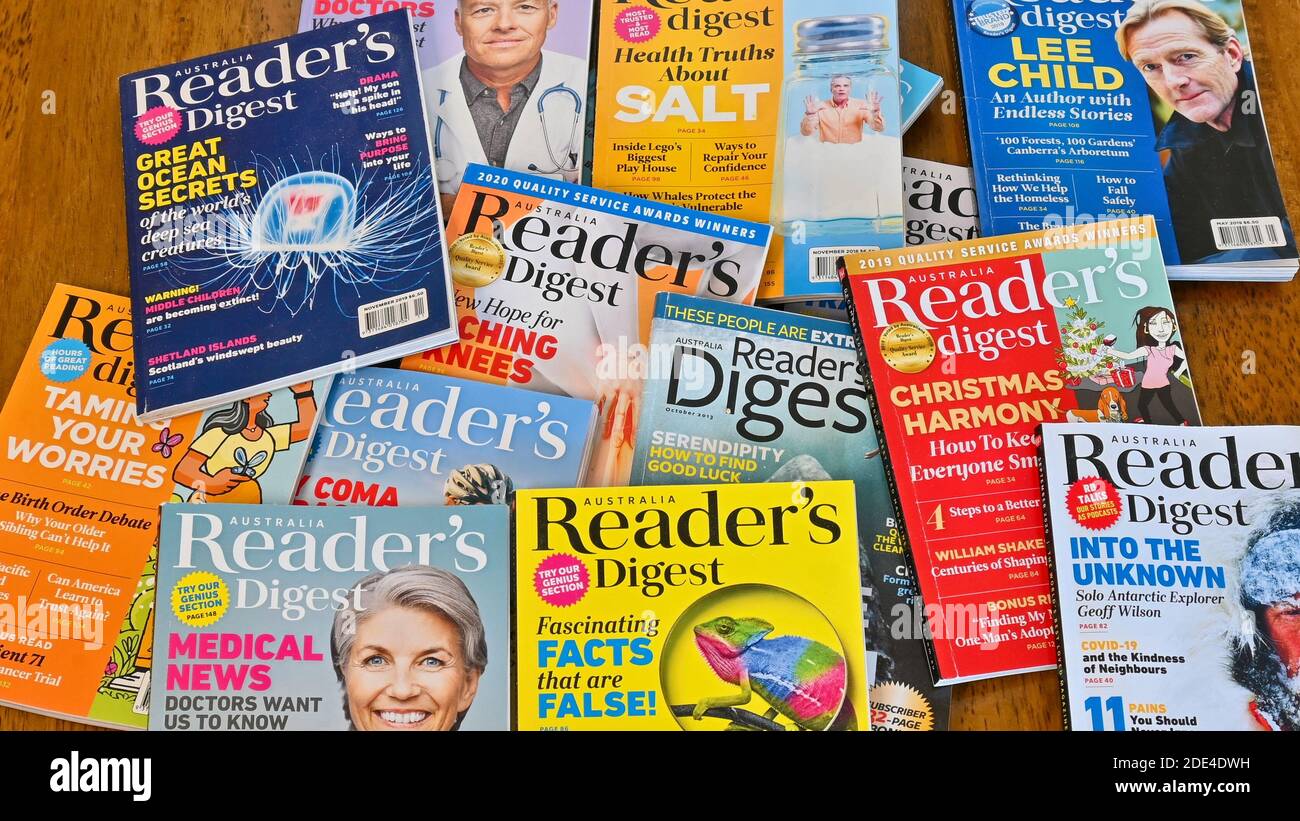 Reader’s digest magazines hi-res stock photography and images - Alamy