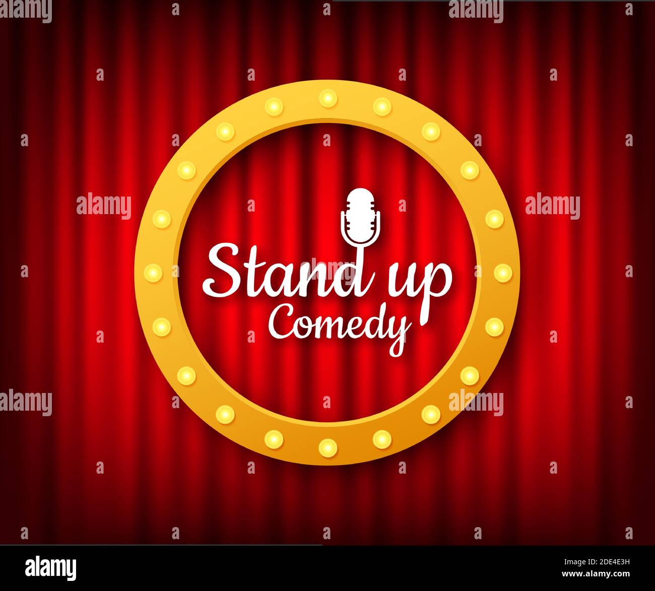 Stand up comedy icon hi-res stock photography and images - Alamy