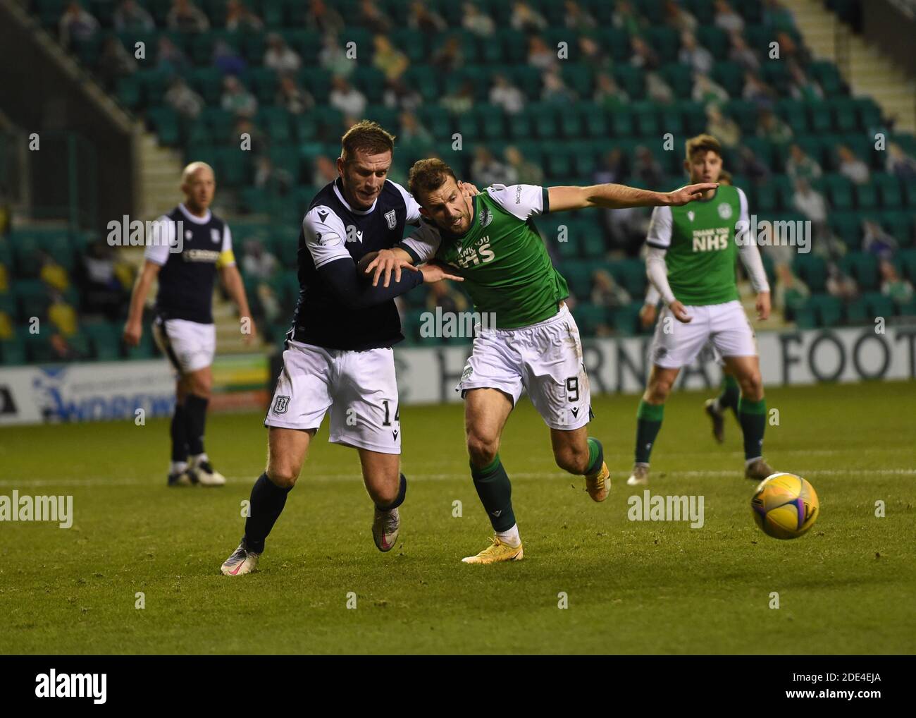 Betfred cup match easter road stadium edinburgh hibs christian doidge ...