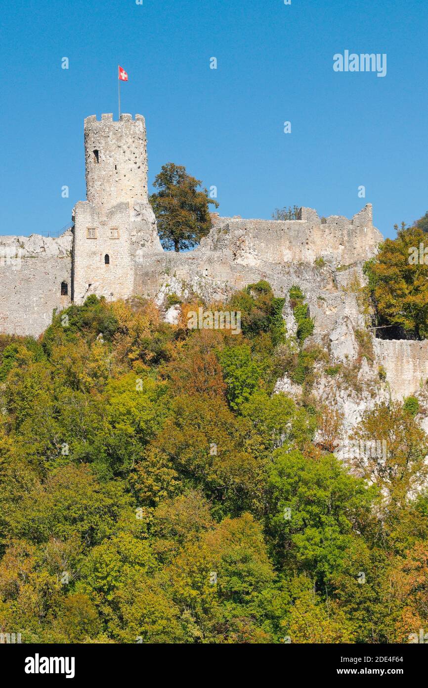 Neu-Falkenstein Ruin, Thal Regional nature park Park, Solothurn ...