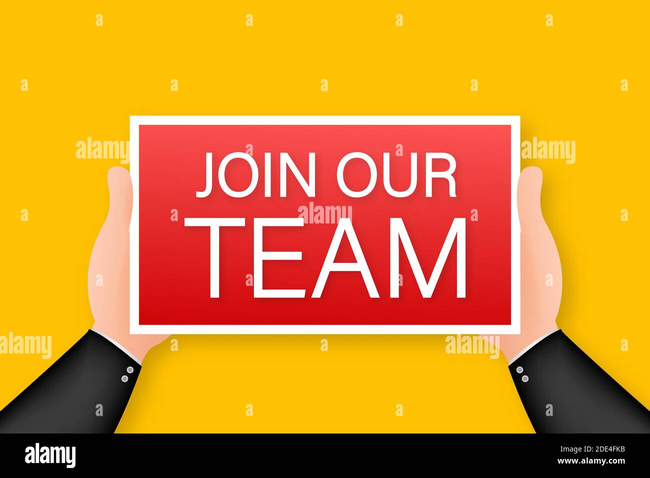 Join our team. Business infographic template. Megaphone banner. Vector ...