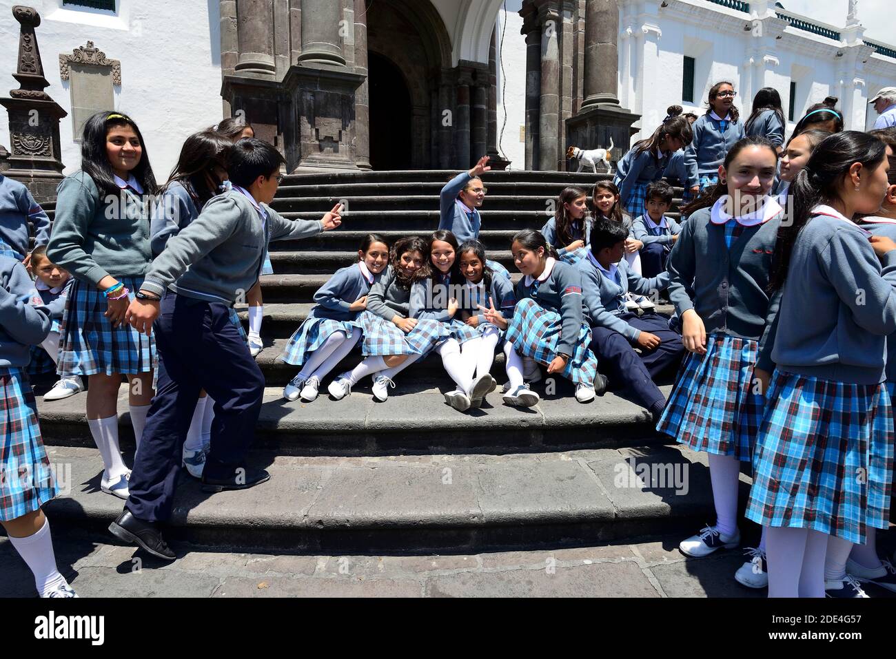 Child in school uniform south america hi-res stock photography and ...