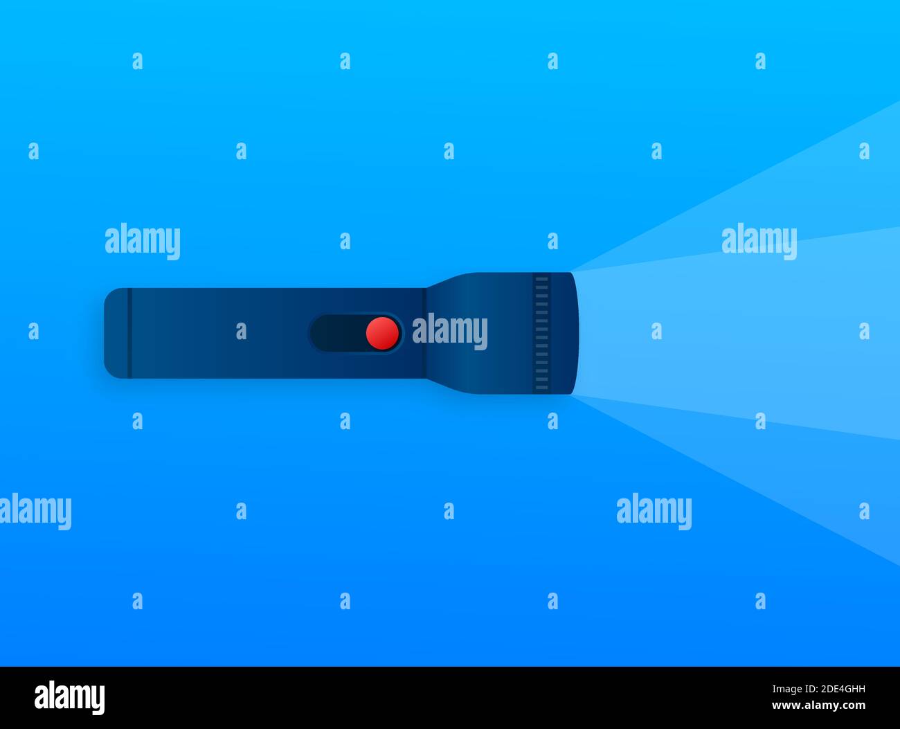 Bulb light vector icon. Bright light beam. Modern linterna, great ...