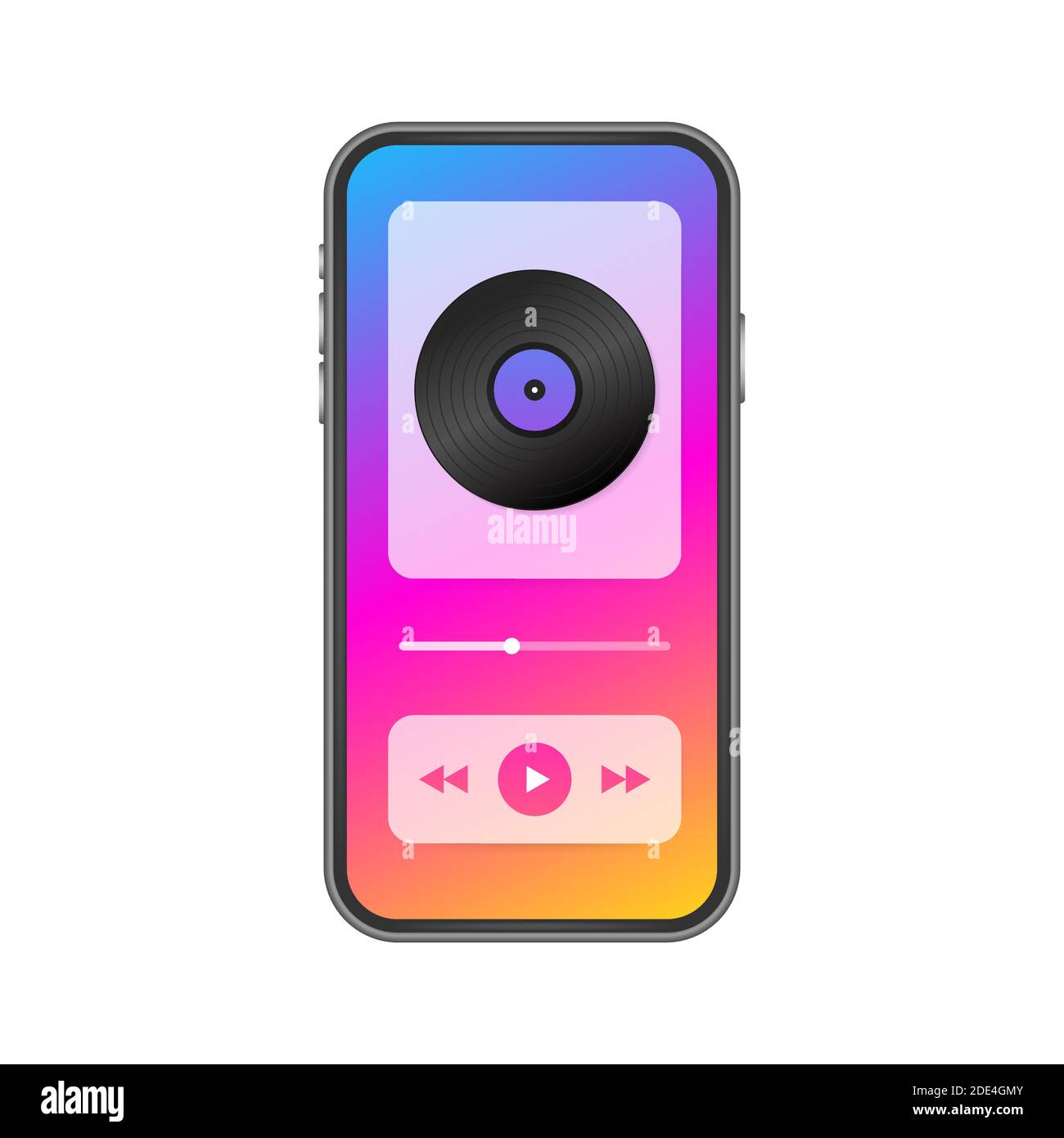 Mobile Application Interface. Music Player. Music app. Vector stock ... Mobile Application Interface. Music Player. Music app. Vector stock ...