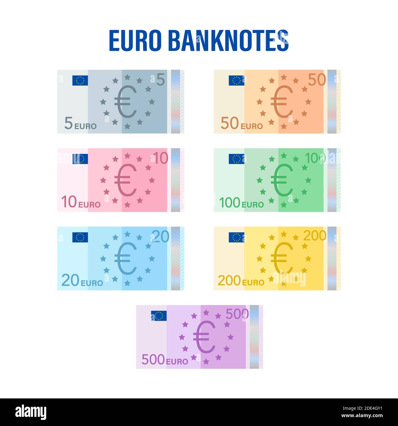 Wallet 5 euro note Stock Vector Images - Alamy