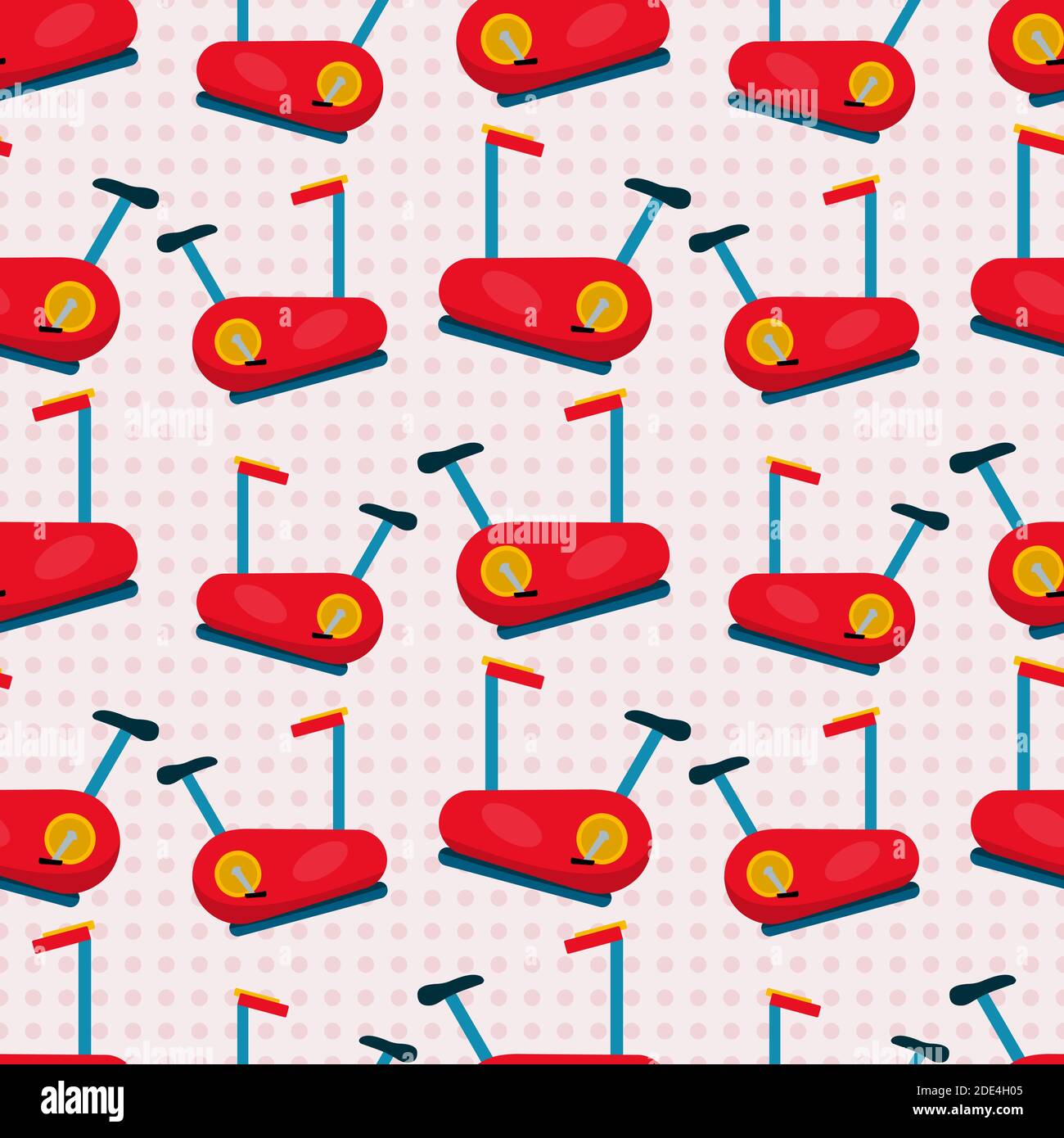 static bicycle seamless pattern vector illustration Stock Vector Image ...