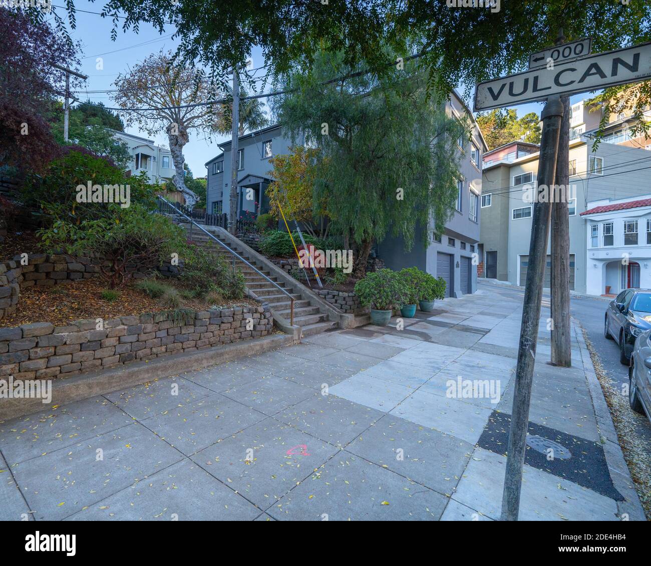 Vulcan Steps, Vulcan Stairway, Walking Bottom to Top Stock Photo - Alamy