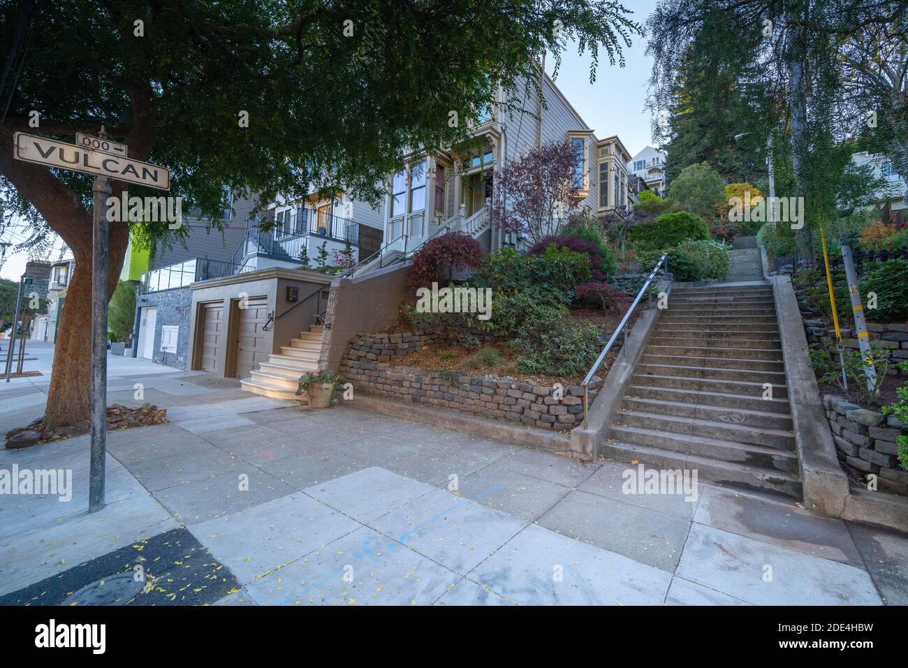 Vulcan Steps, Vulcan Stairway, Walking Bottom to Top Stock Photo - Alamy