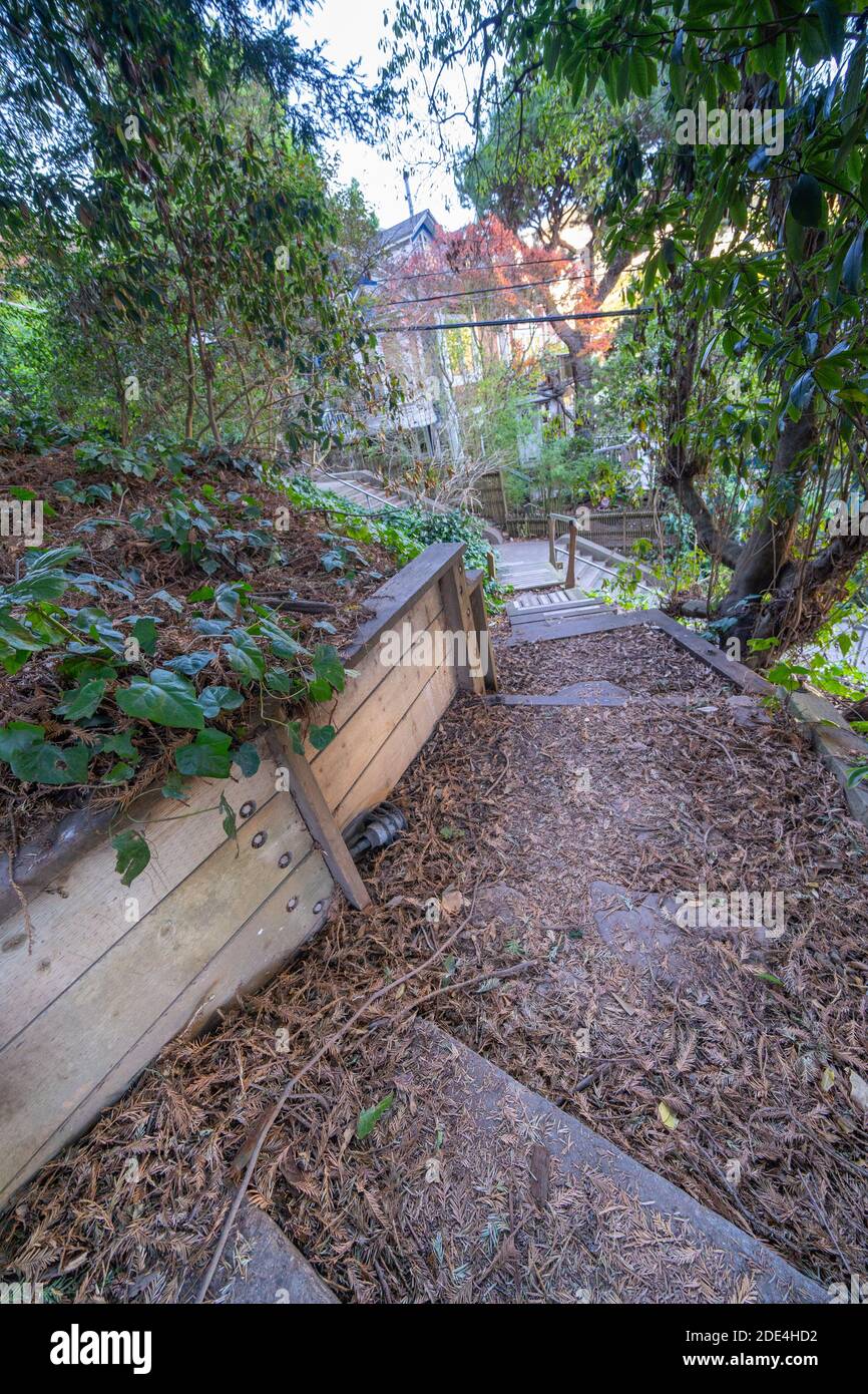 Vulcan Steps, Vulcan Stairway, Walking Bottom to Top Stock Photo - Alamy