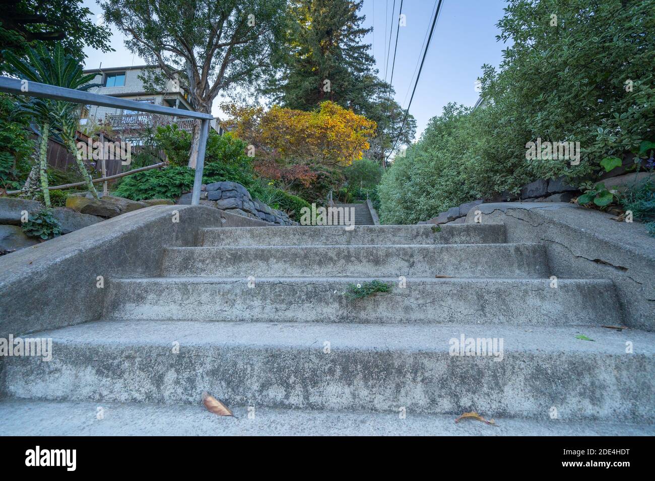 Vulcan Steps, Vulcan Stairway, Walking Bottom to Top Stock Photo - Alamy