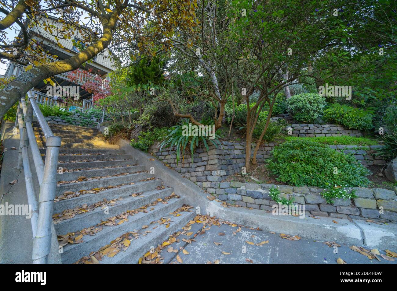 Vulcan Steps, Vulcan Stairway, Walking Bottom to Top Stock Photo - Alamy
