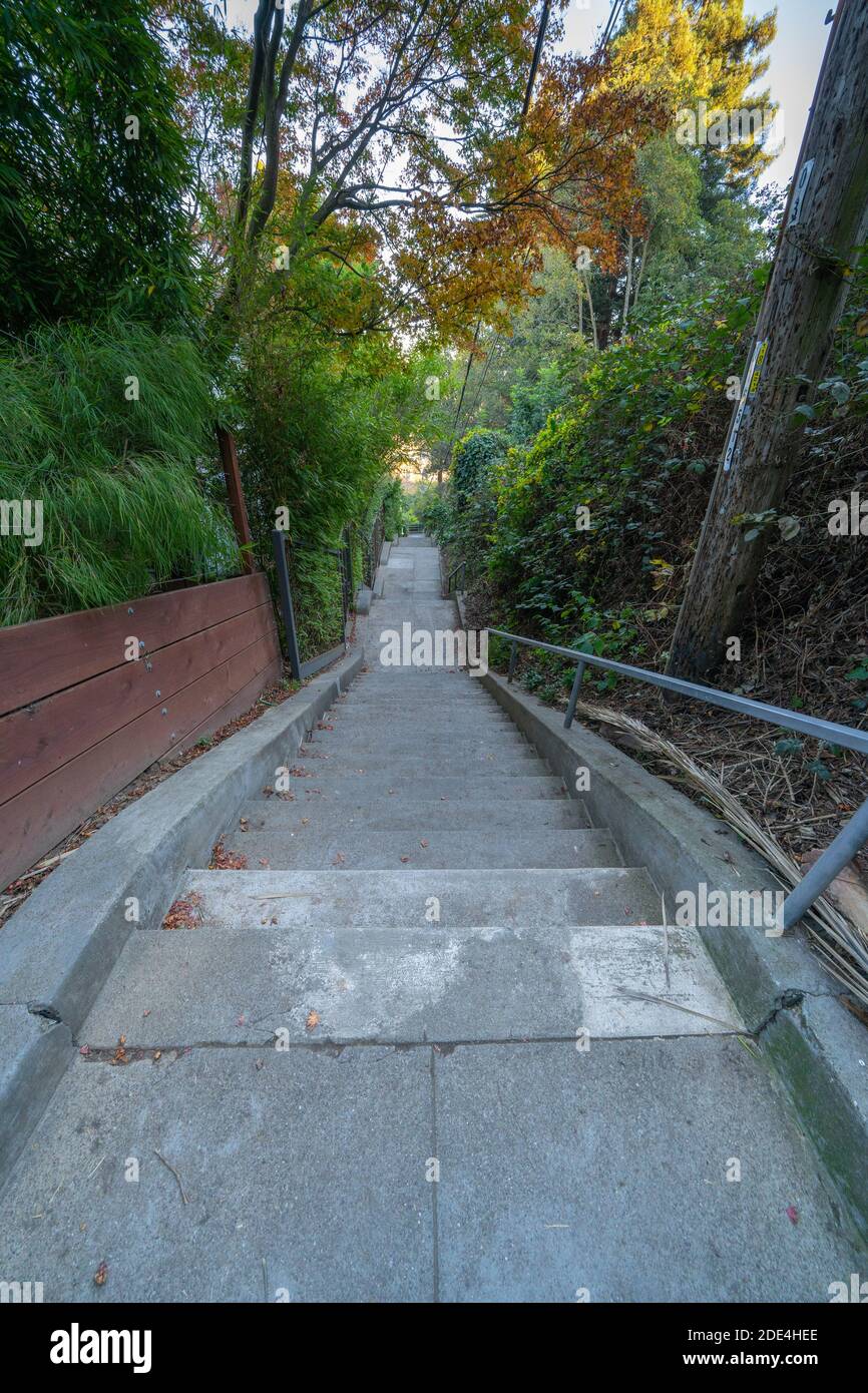 Vulcan Steps, Vulcan Stairway, Walking Bottom to Top Stock Photo - Alamy