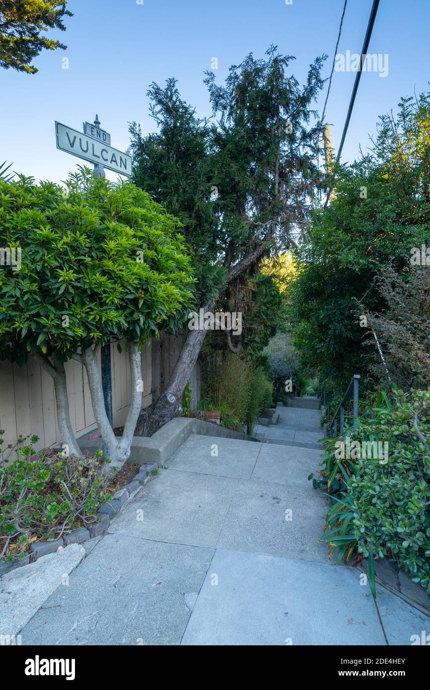 Vulcan Steps, Vulcan Stairway, Walking Bottom to Top Stock Photo - Alamy