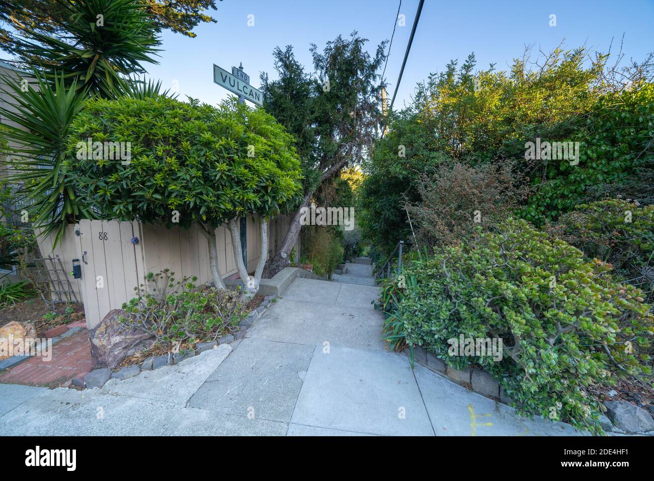 Vulcan Steps, Vulcan Stairway, Walking Bottom to Top Stock Photo - Alamy