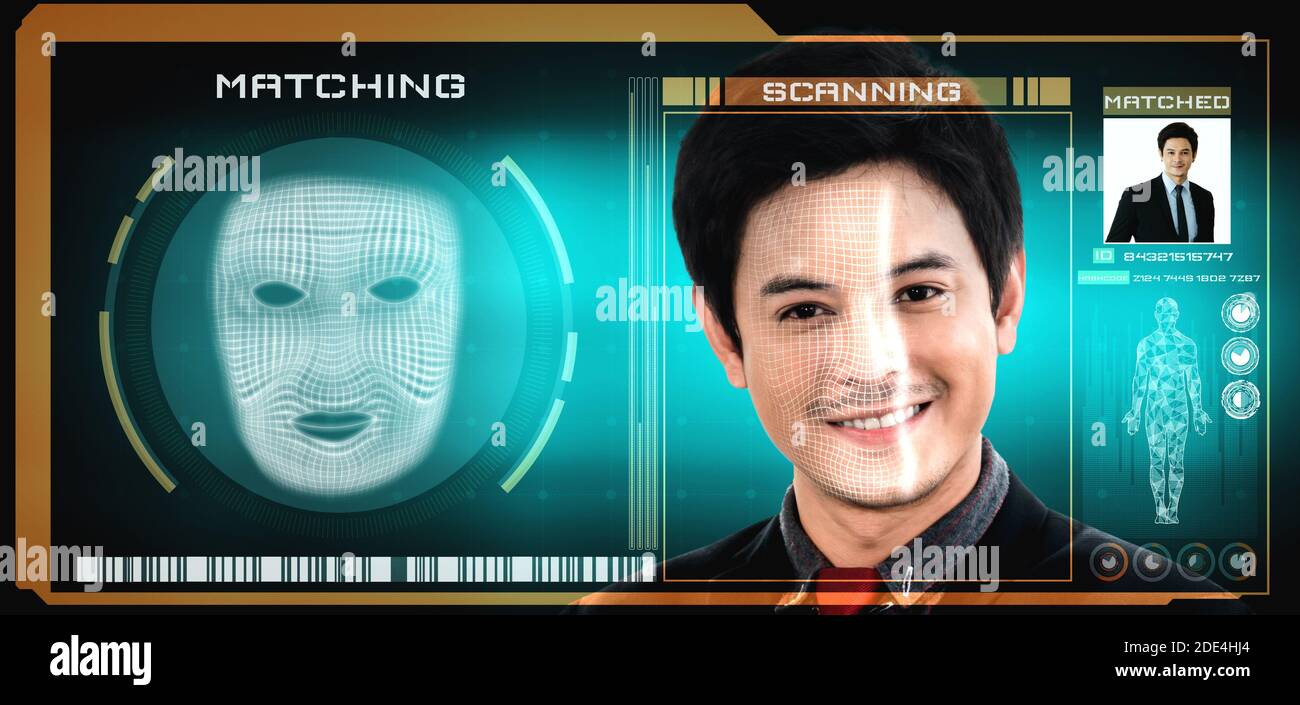 Face scan machine hi-res stock photography and images - Alamy