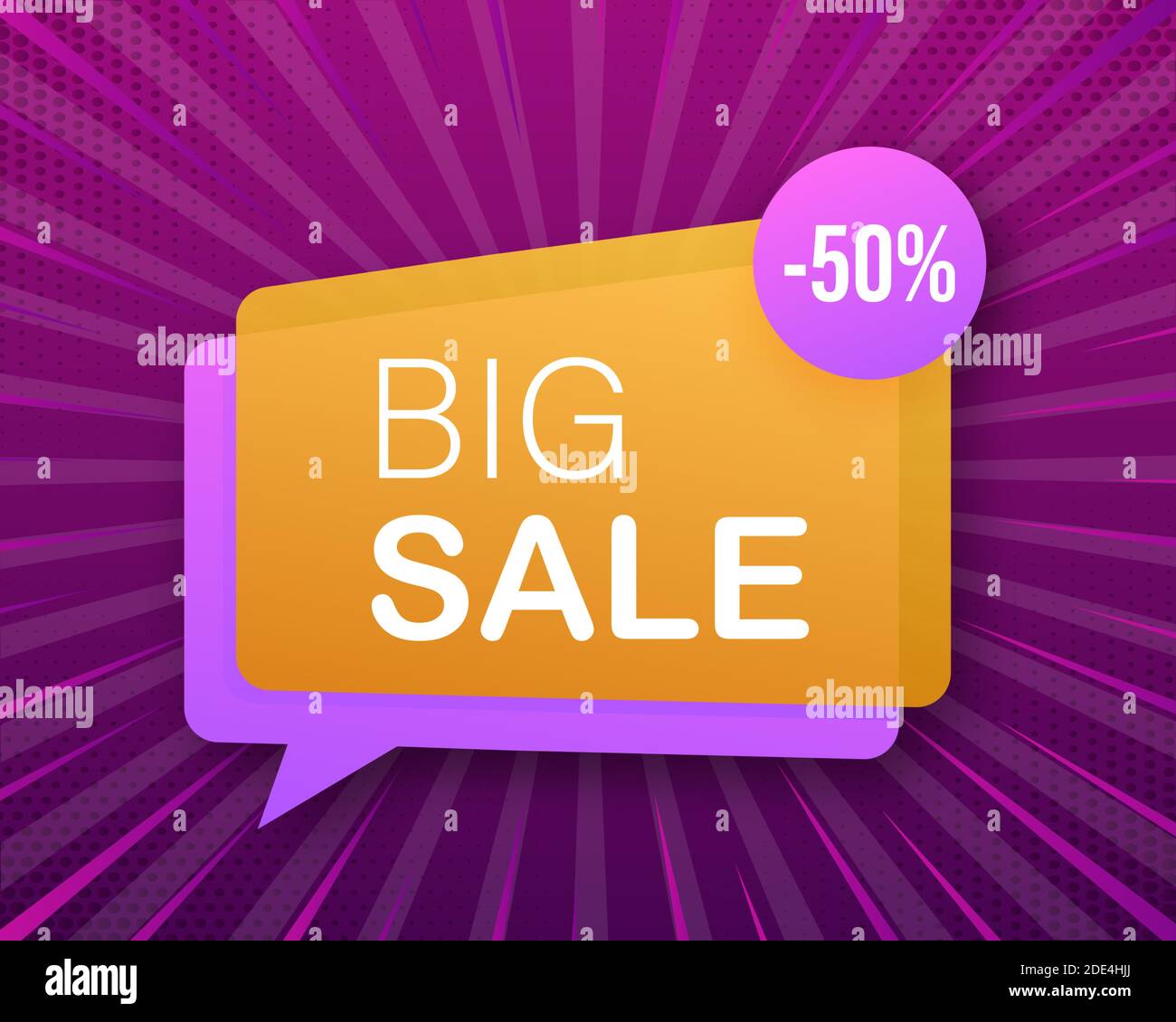 Big sale label. Modern big sale, great design for any purposes. Banner ...