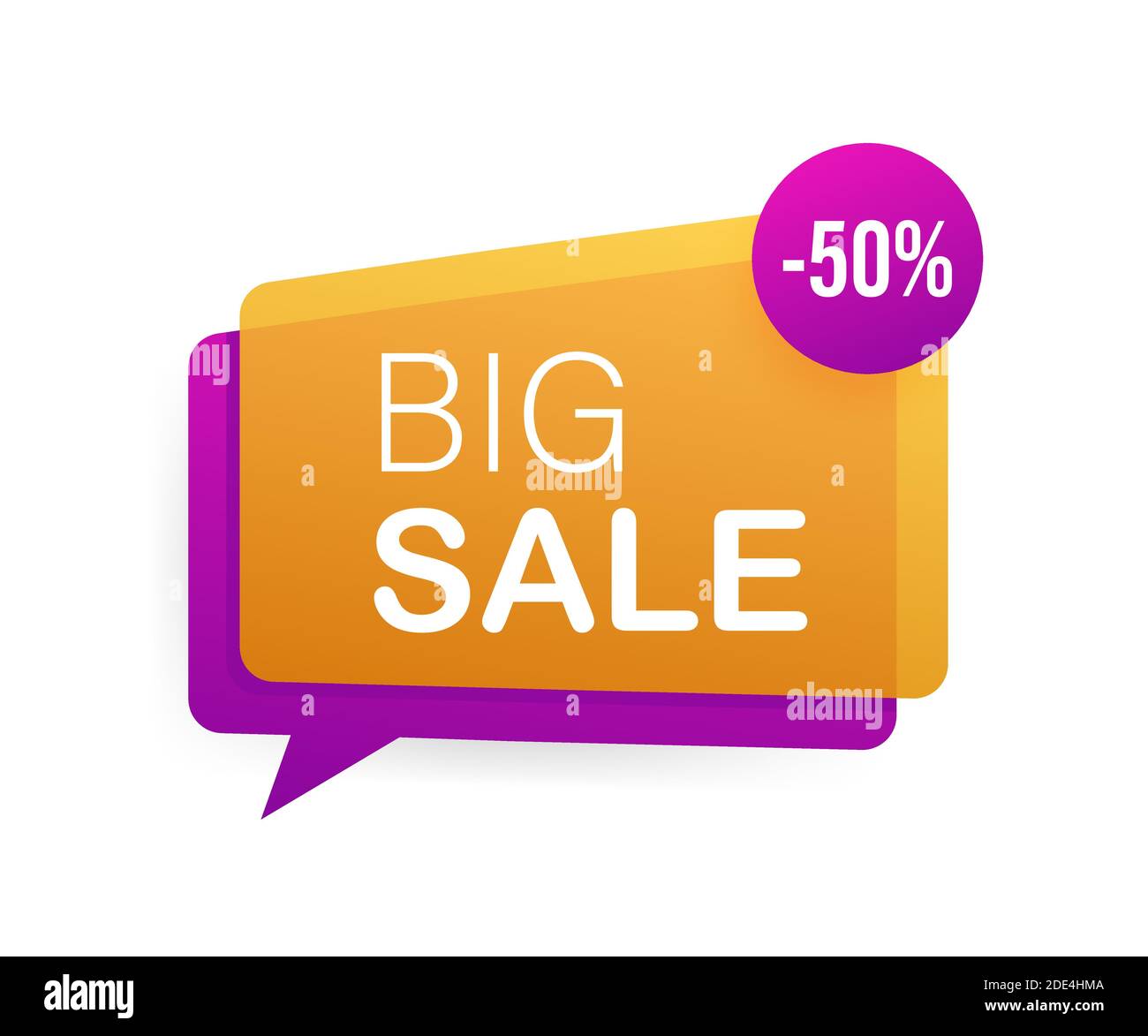 Big sale label. Modern big sale, great design for any purposes. Banner ...