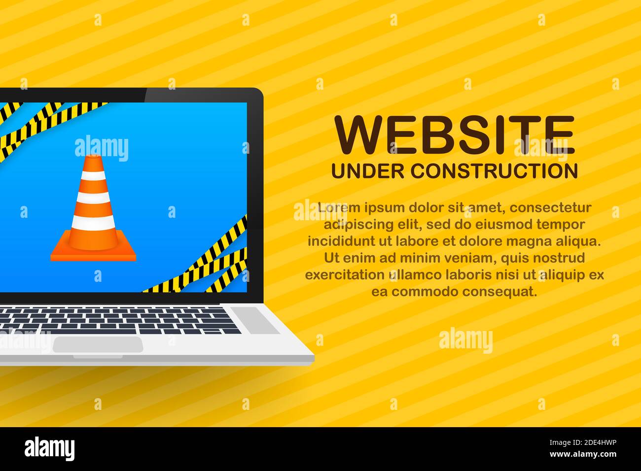 Under construction sign Stock Vector Images - Alamy