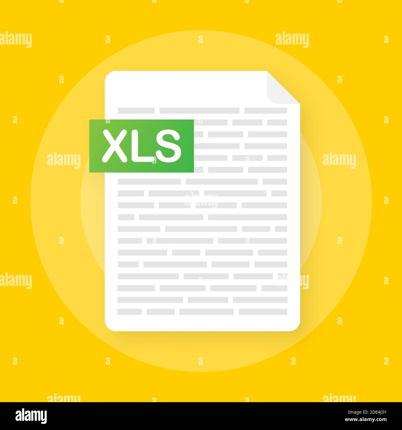 Download XLS button on laptop screen. Downloading document concept ...